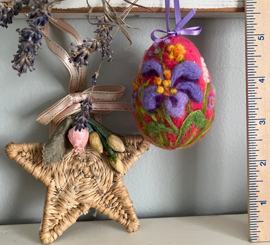 Needle Felted Easter Egg, Easter Egg, Needle Felted Egg, Easter ...