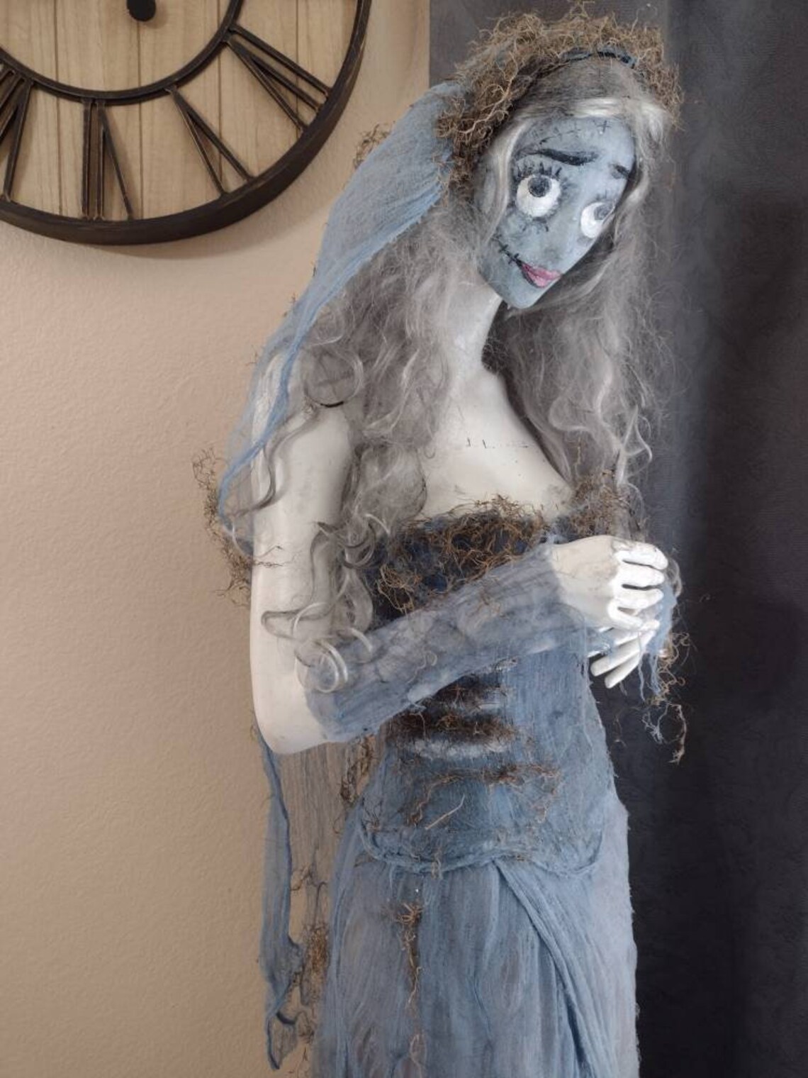 Custom Made Emily Corpse Bride Inspired Corset Costume Corpse - Etsy