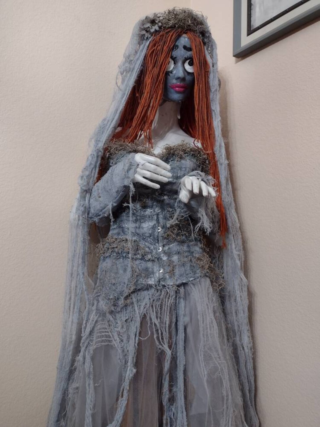 Custom Made Arm Sleeves Corpse Bride Halloween Costume Accessory - Etsy