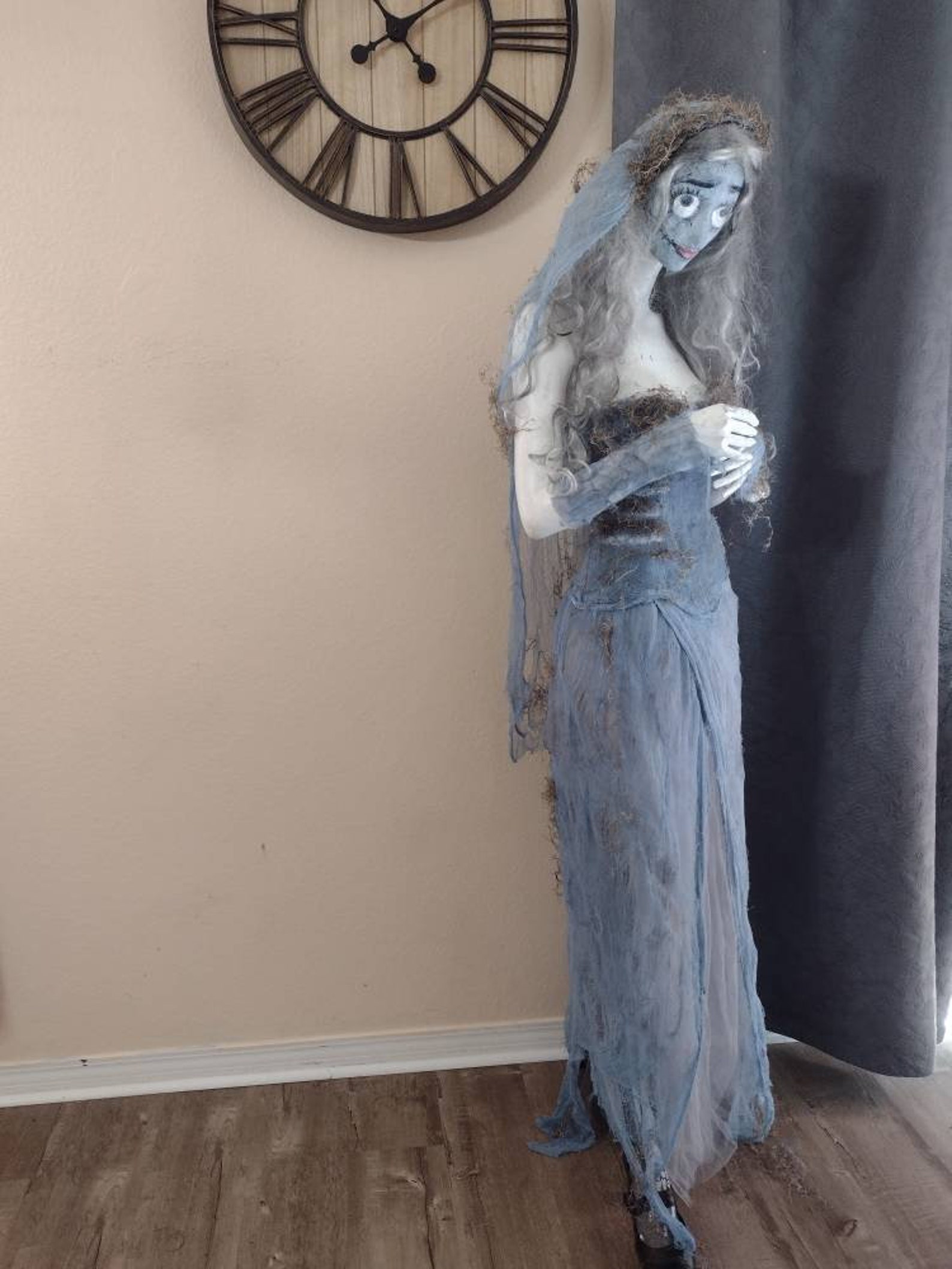 Custom Made Emily Corpse Bride Inspired Corset Costume Corpse - Etsy