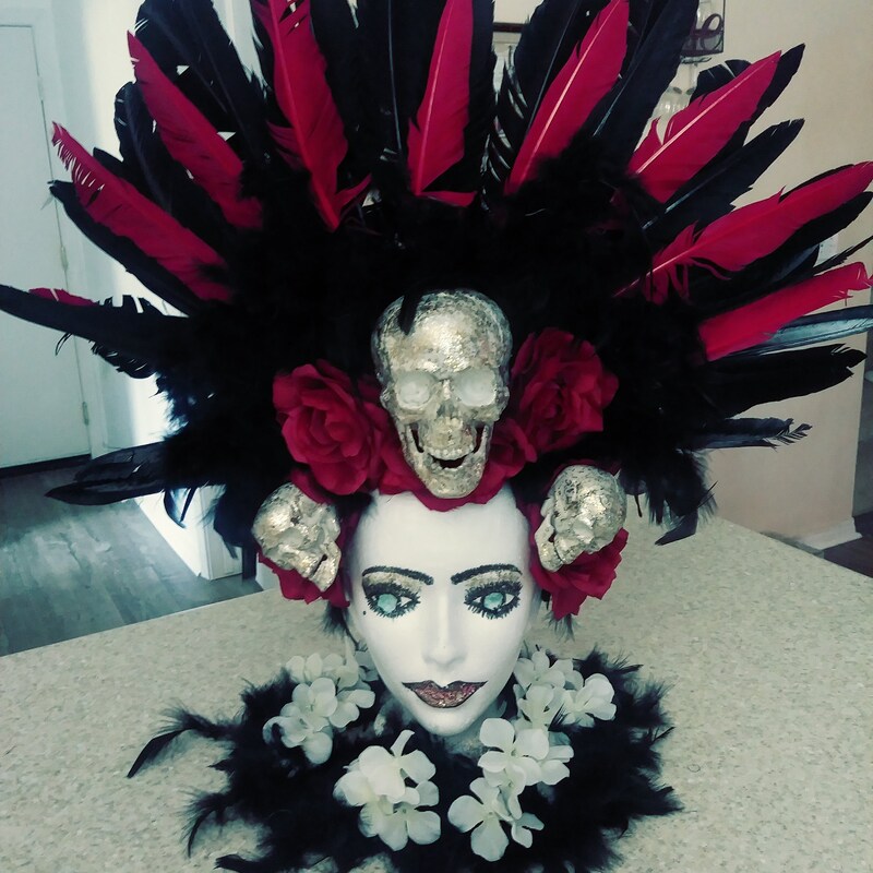Skull Headpiece - Etsy
