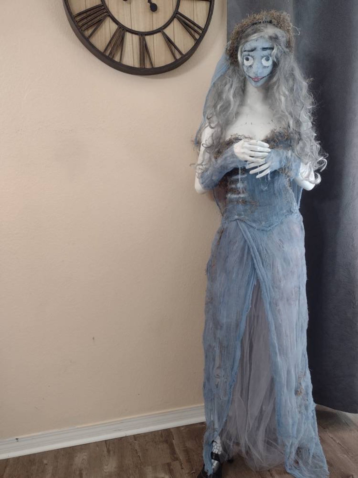 Custom Made Emily Corpse Bride Inspired Corset Costume Corpse - Etsy
