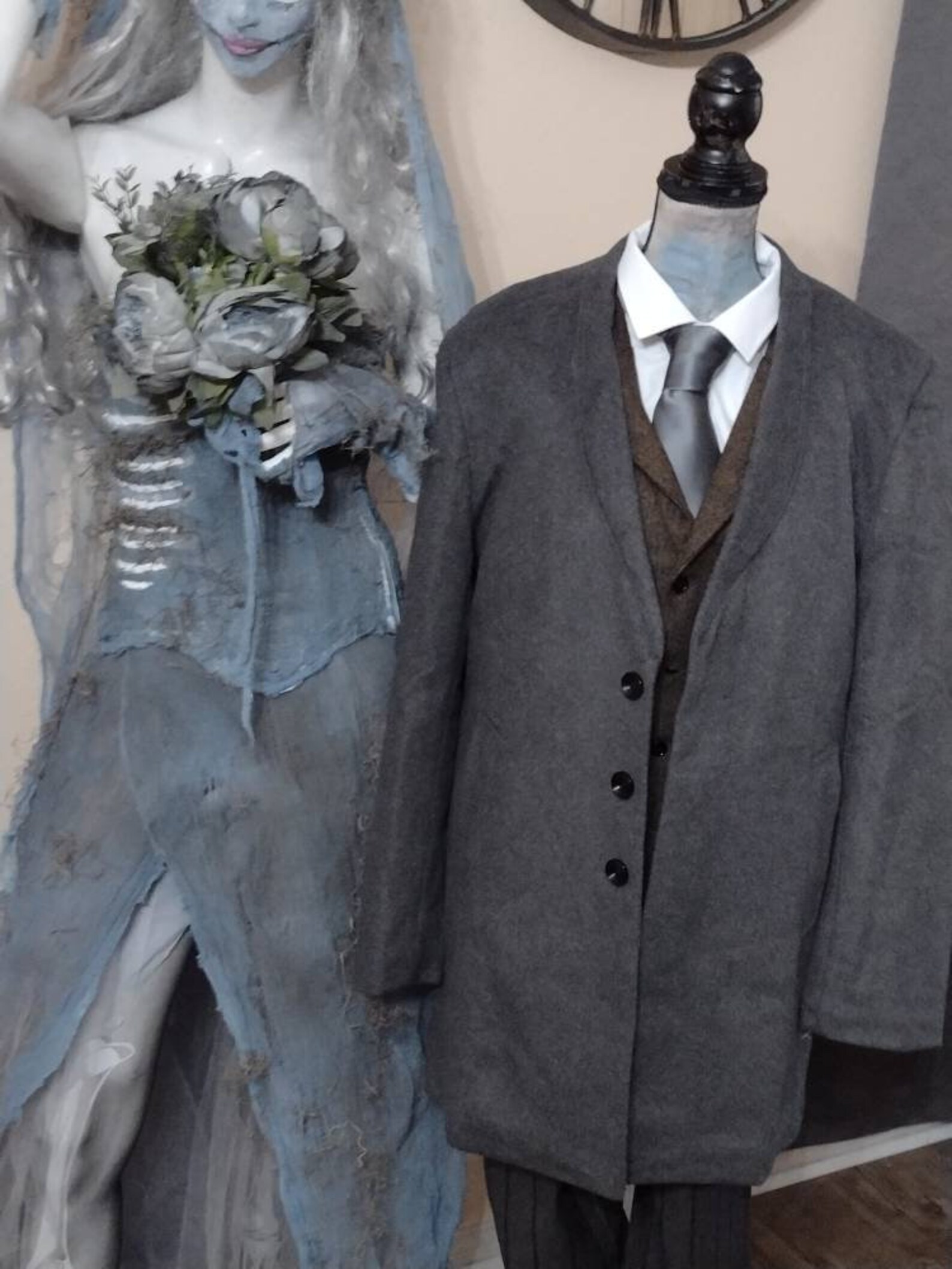Custom Made Emily Corpse Bride Inspired Corset Costume, Corpse Bride ...