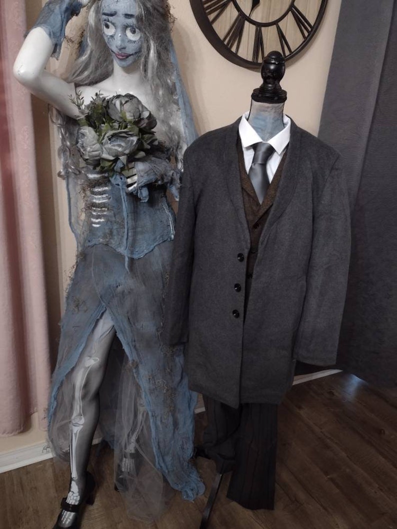 Custom Made Emily Corpse Bride Inspired Corset Costume Corpse - Etsy