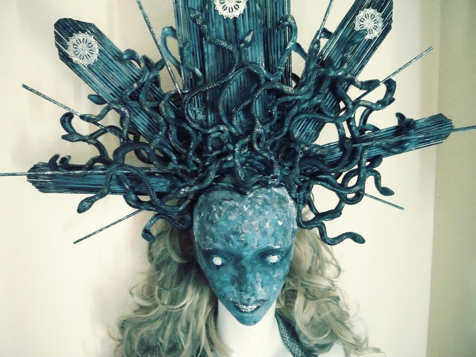 Custom Made Medusa Complete Costume With Headpiece - Etsy