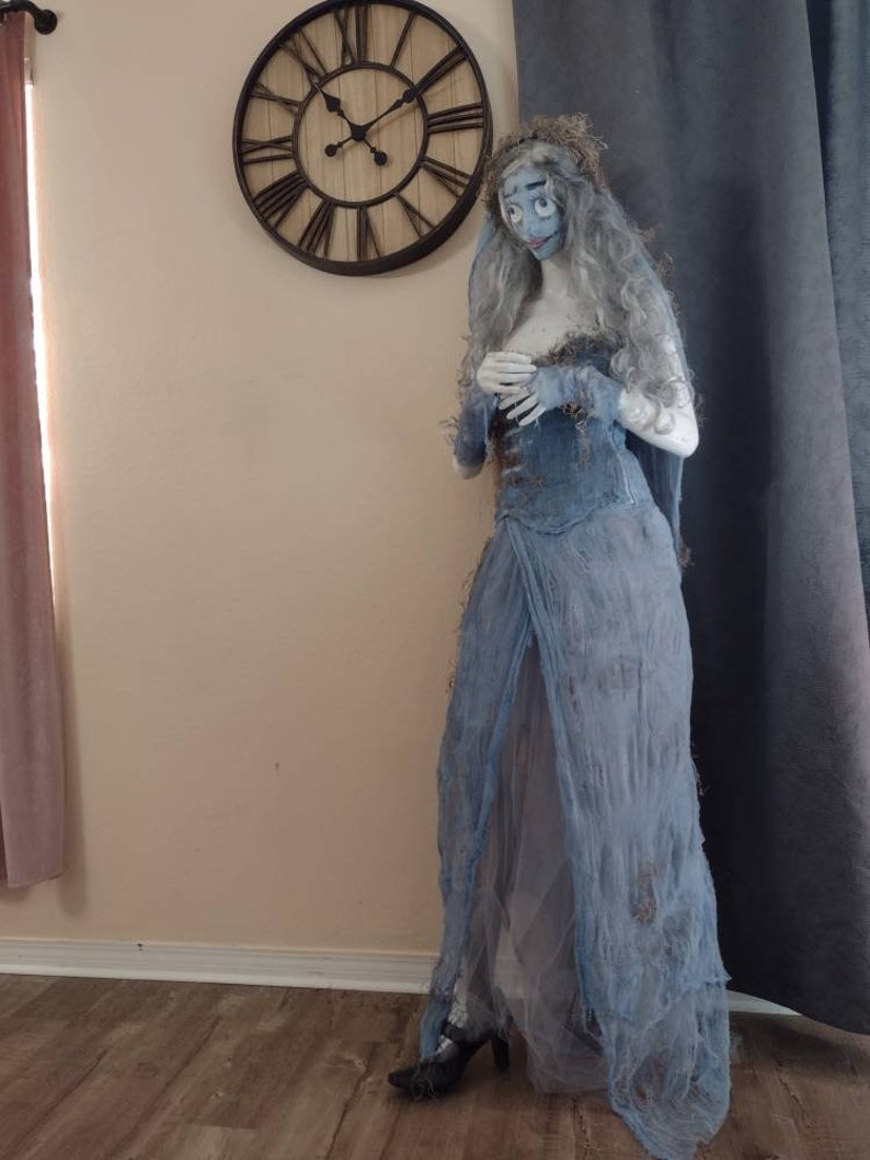Custom Made Emily Corpse Bride Inspired Corset Costume, Corpse Bride ...