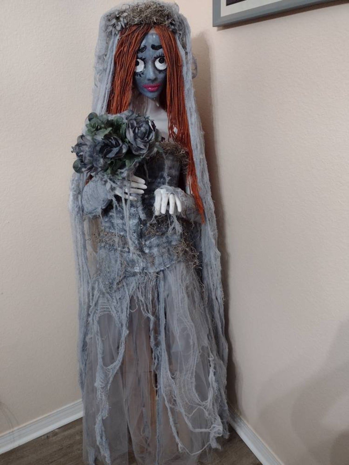 Corpse Bride Halloween wedding bouquet bouquet for corpse | Etsy