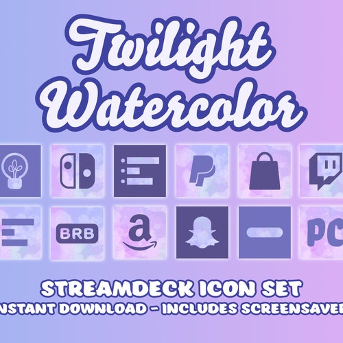 160 Pinkgradient Streamdeck Icon Set Icon Pack for Elgato - Etsy