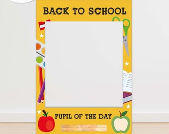 School Selfie Frame - Etsy UK