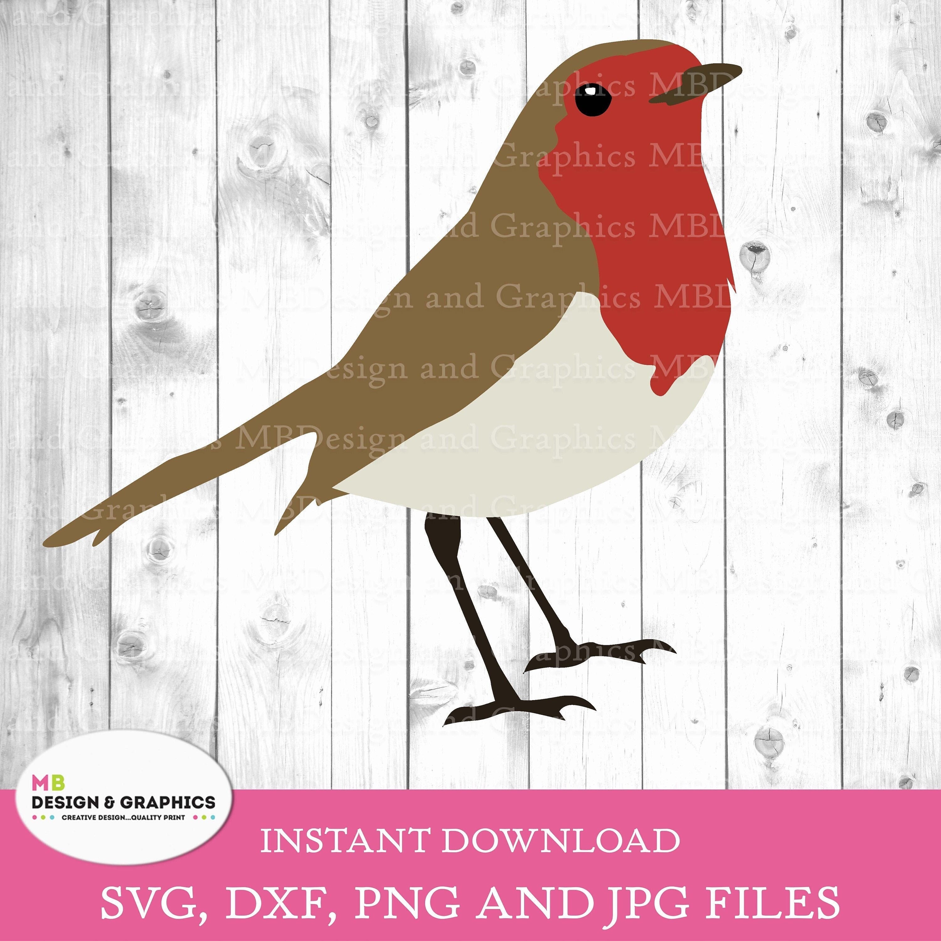 cutting files instant download robin cut file robin png christmas svg ...