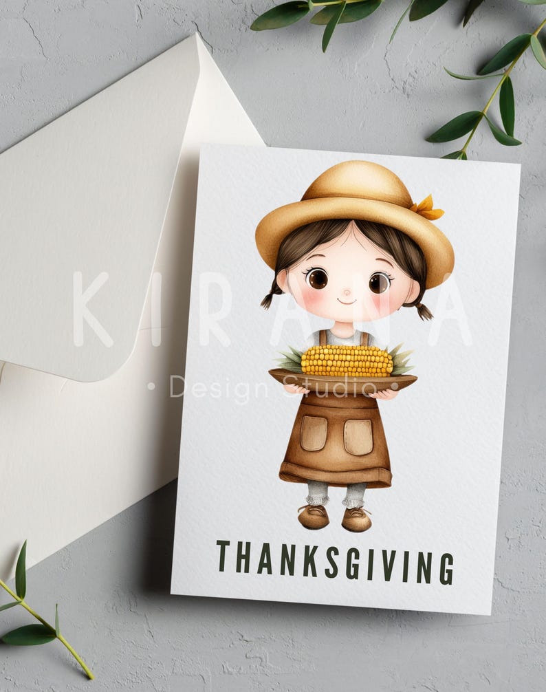 Thanksgiving Watercolor Clipart Set 32 PNG Elements, Cute Harvest ...