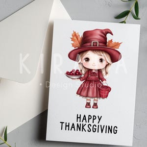 Thanksgiving Watercolor Clipart Set 32 PNG Elements, Cute Harvest ...