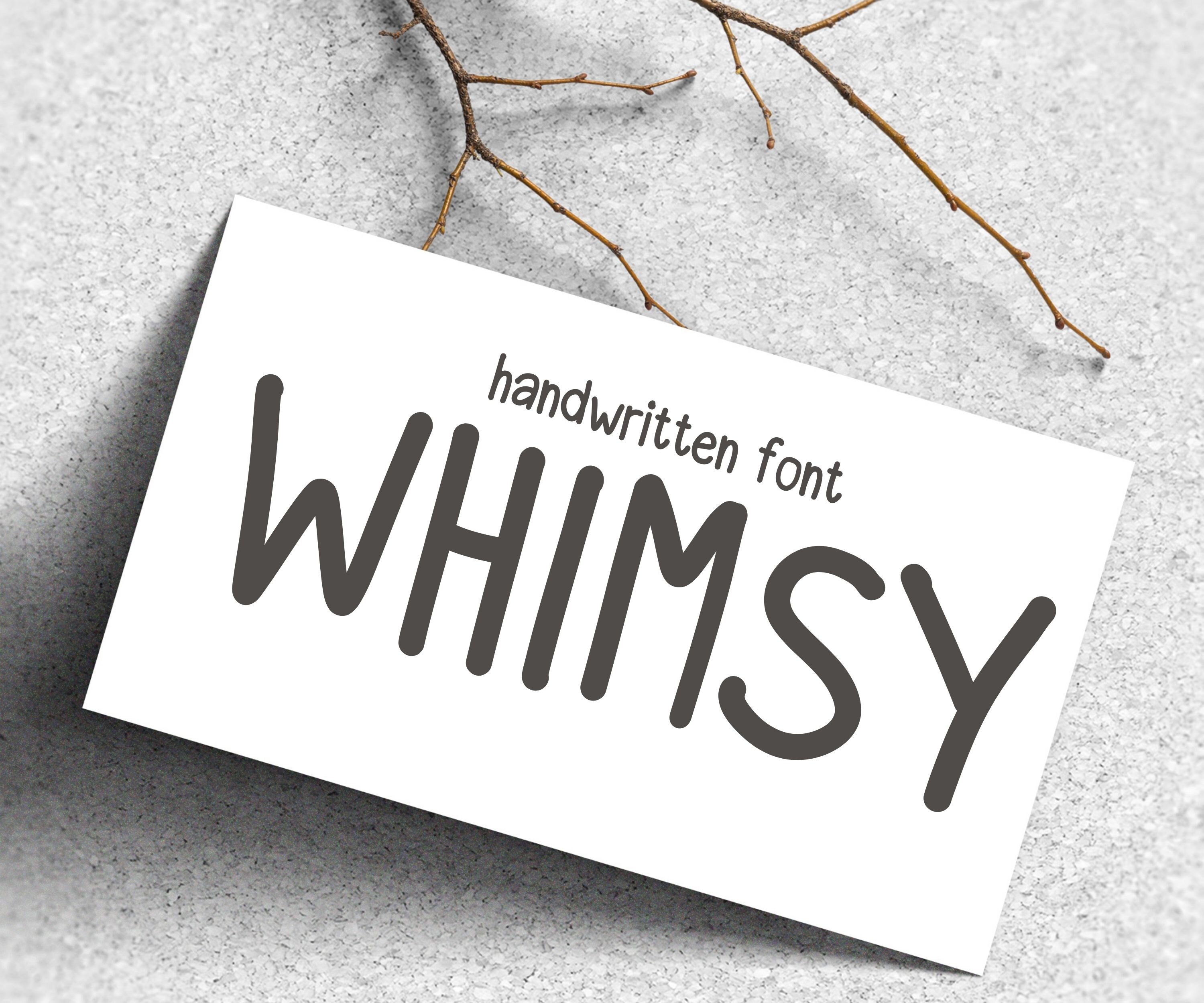 Whimsy Handwritten Font, Goodnotes Fonts, Notability Fonts, Procreate ...