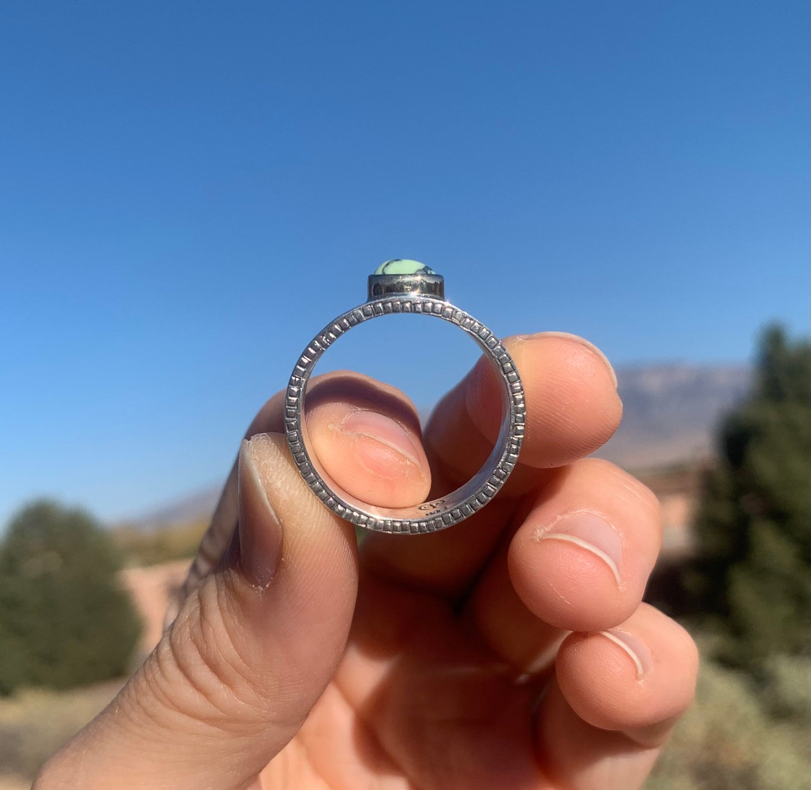 Variscite Ring Men's Ring Cross Ring Made in USA - Etsy