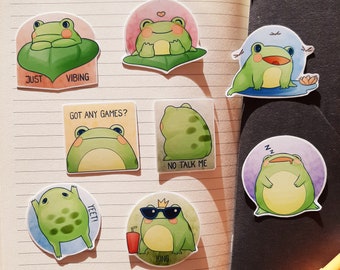 Frog Meme Stickers | Etsy