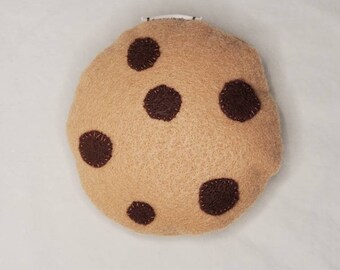 Chocolate Chip Cookie Plushie - Etsy