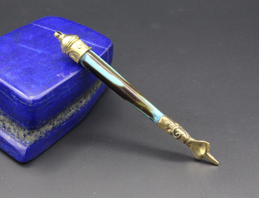 Turkmen Judaica Torah Pointer, Bones Torah Pointer, Green Bone Torah ...