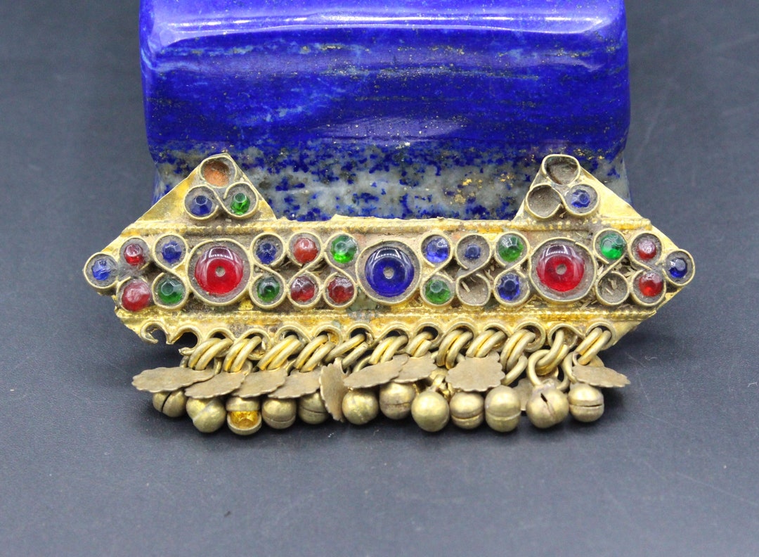 Vintage Kuchi Tribal Belly Dance Hair Clip Belly Dance, Alpaka Old Hair ...