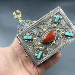 House Shapetzedakah Money Box Vintage Turkmen Money Box Carnelian ...