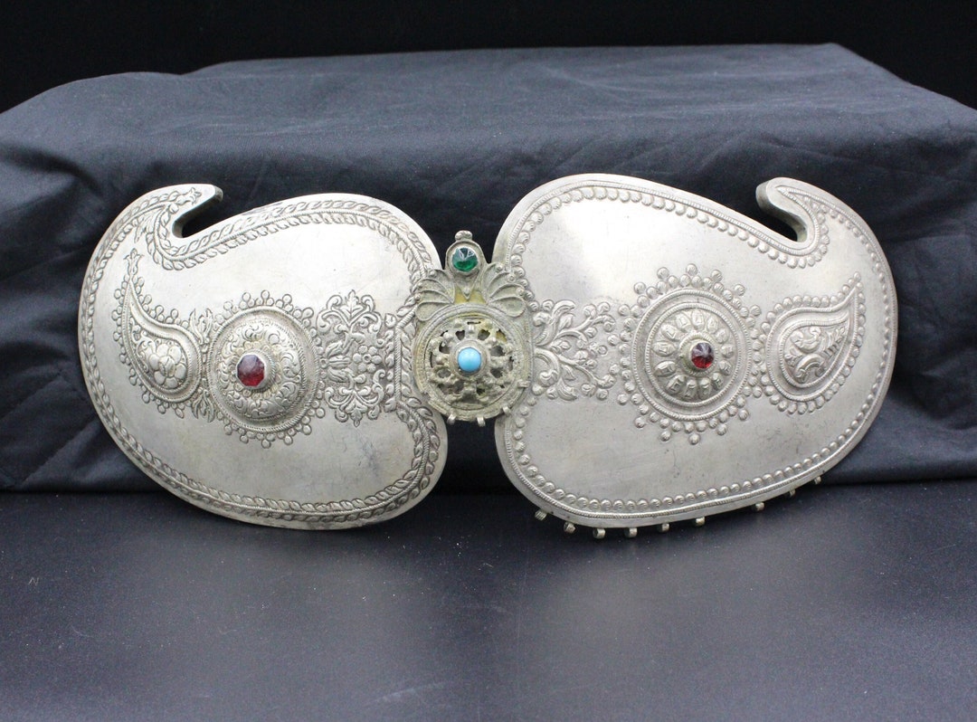 Ottoman Pair Wing Shape Belt Buckle, Turkish Ottoman Tribal Belt Buckle ...