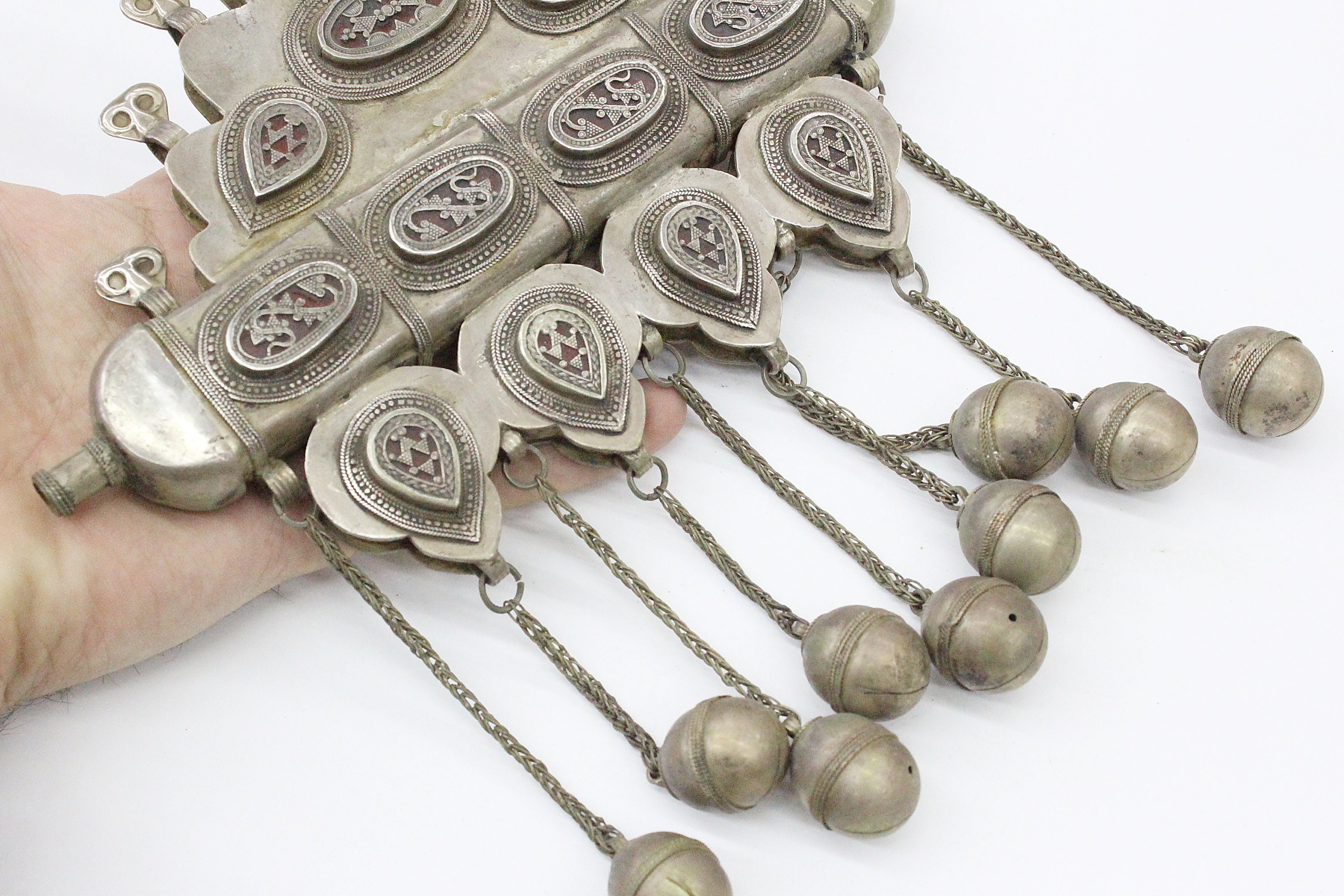 Kazakh Traditional Silver Pendant Amulet Tumar Ethnic - Etsy