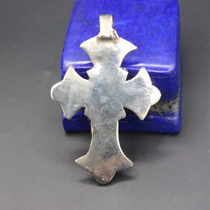 Turkmen Cross Pendant, Turquoise Stone Cross Pendant, Gemstones Beads ...
