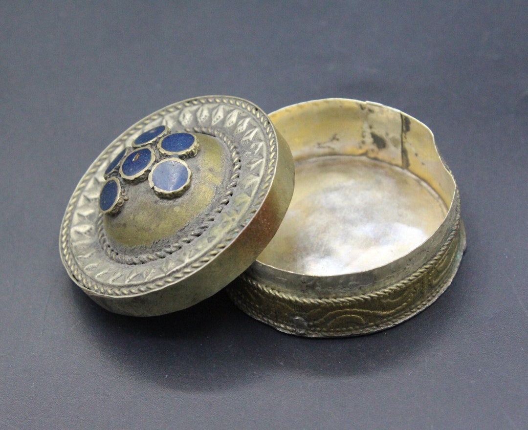 Handcrafted Afghan Alpaka Box: Ethnic Enamel Kuchi Box - Etsy