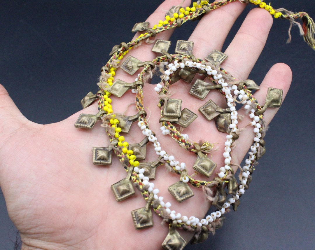 Vintage Costuming Ethnic Chain, Belly Dance Alpaka Gypsy Chain, Tassels ...