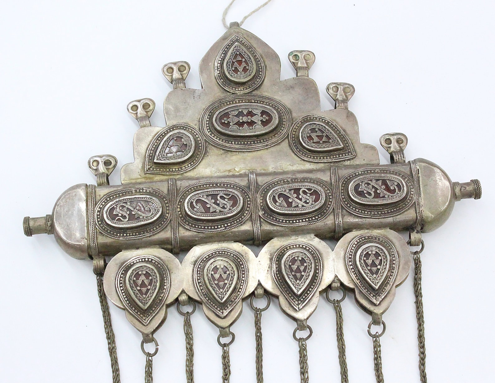 Kazakh Traditional Silver Pendant Amulet Tumar Ethnic - Etsy