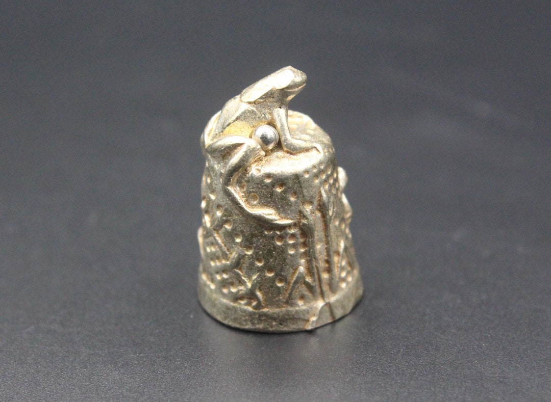 Afghan Thimble, Animals Designs Alpaka Thimble, Sewing Thimbles, Finger ...