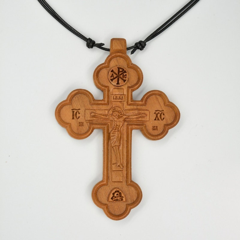 Wooden Orthodox Cross - Etsy