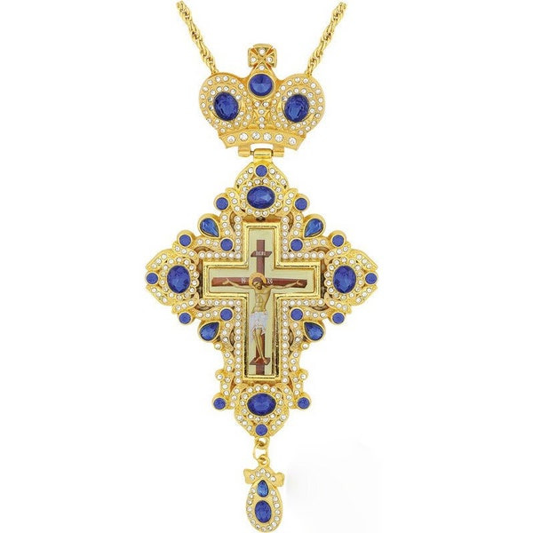 Orthodox Cross Necklace Priest - Etsy