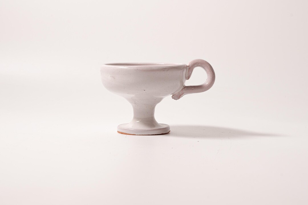 White Ceramic Christian Censer for Burning Incense, Ritual Burner ...