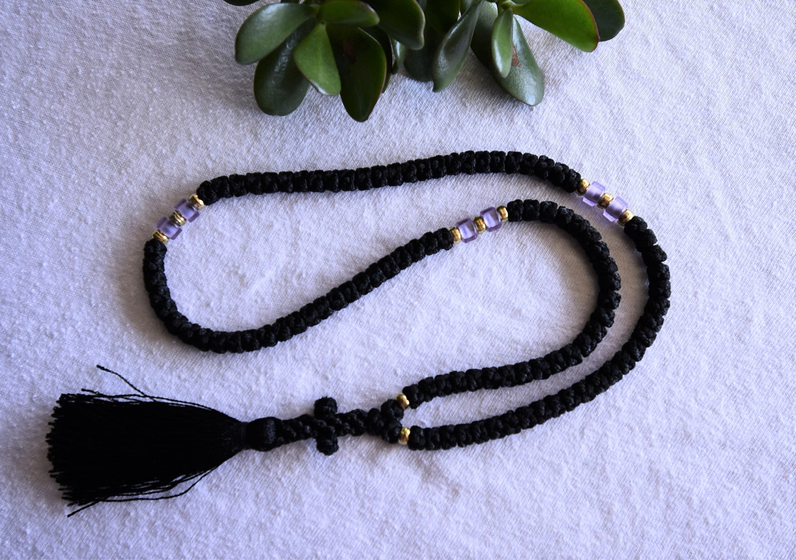 Orthodox Christian Komboskini Black Prayer Rope 1st - Etsy