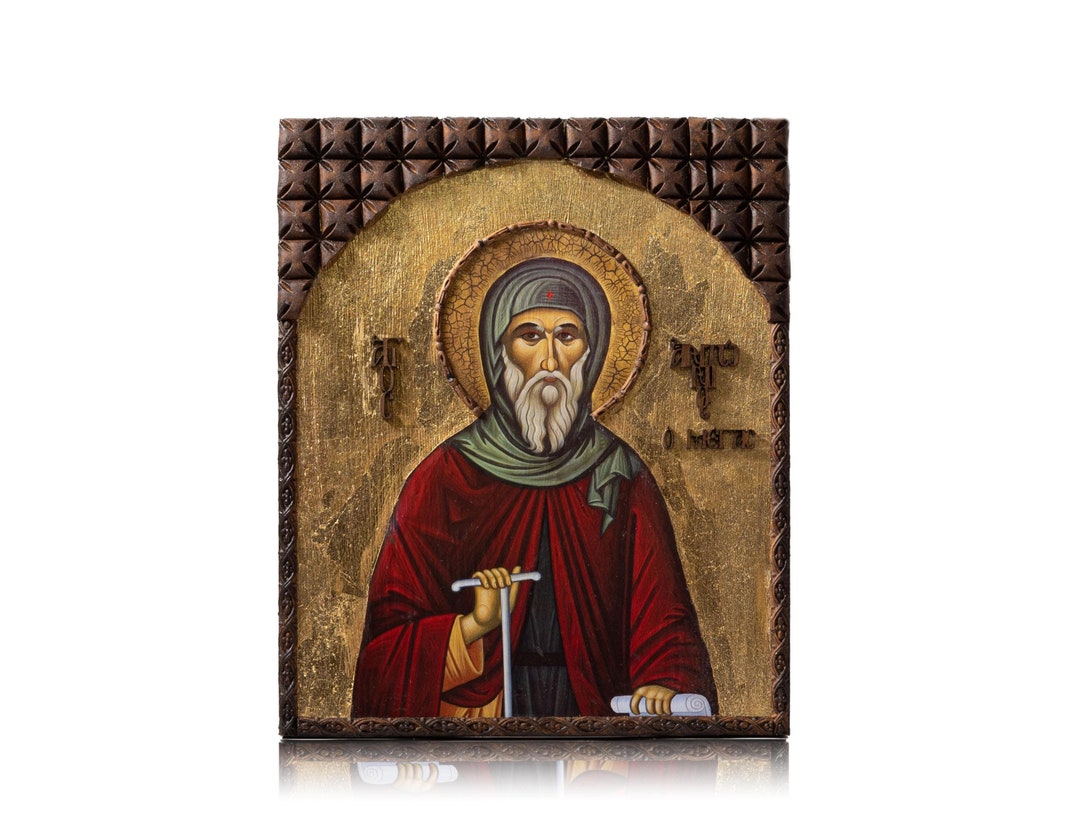 Saint ANTHONY Icon the Great, 17th January Feast Saint Handmade ...