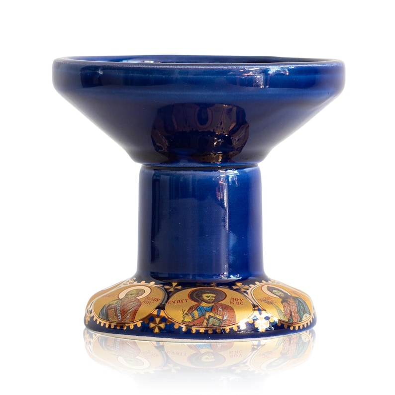 Handcrafted Ceramic Incense Censer, Orthodox Christian Thimiato for ...