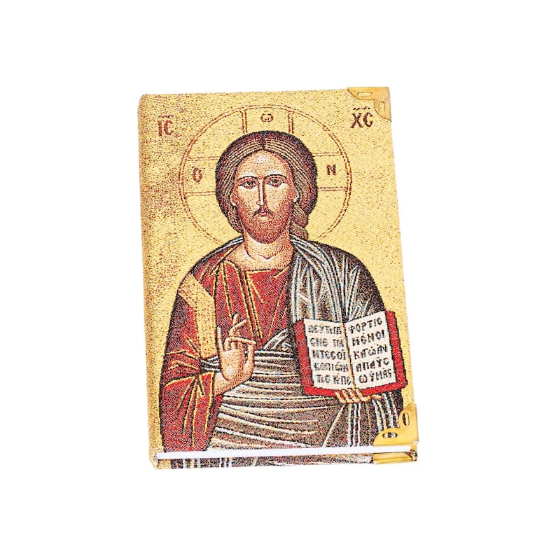 Embroidered Orthodox Notebooks – Christian Icon Journals With Christ ...