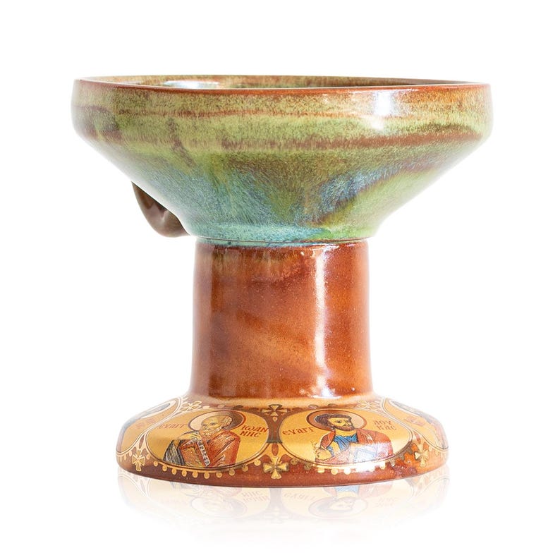 Handcrafted Ceramic Incense Censer, Orthodox Christian Thimiato for ...