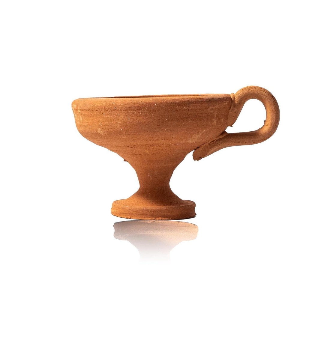 Plain Clay Incense Censer, Handmade Terracotta Thimiato, Religious ...