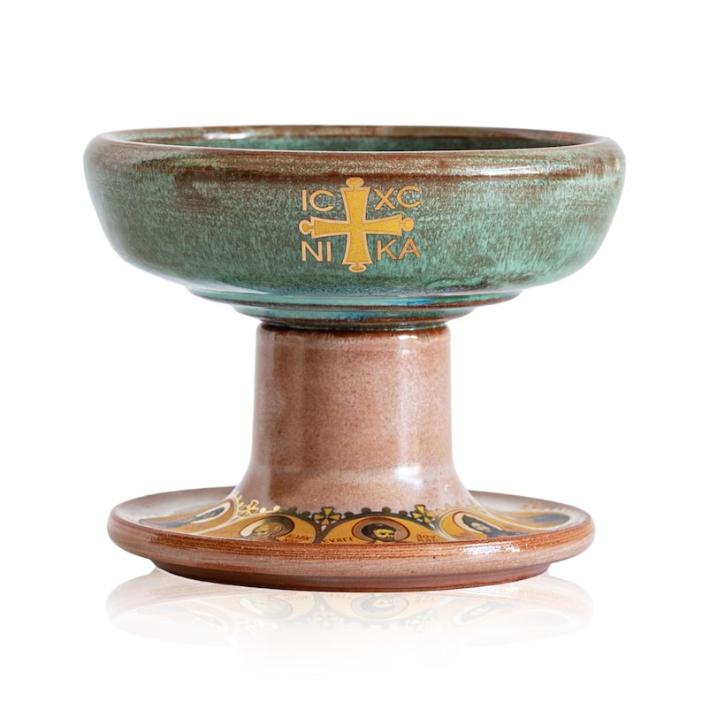 Handmade Ceramic Orthodox Censer: Gold ICXC NIKA, Evangelists - Etsy