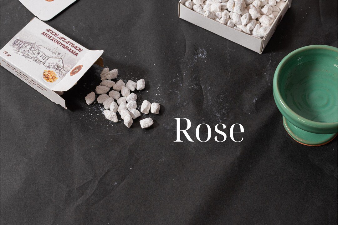 Rose Fragrance Incense From Mount Athos-handcrafted Thimiama for ...