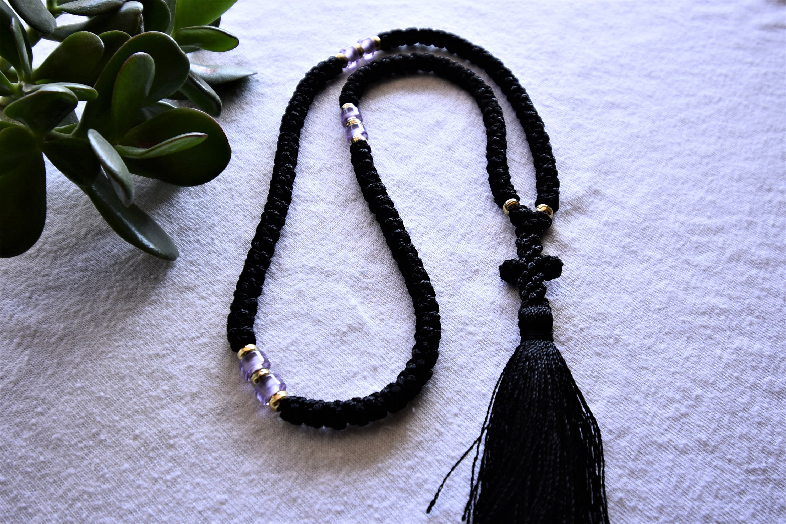 Orthodox Christian Komboskini Black Prayer Rope 1st - Etsy
