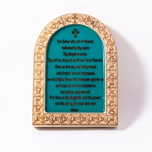 Our Father Who Art in Heaven Plaque, Engraved the Lord's Prayer, A ...