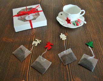 Felt tea bags | Etsy