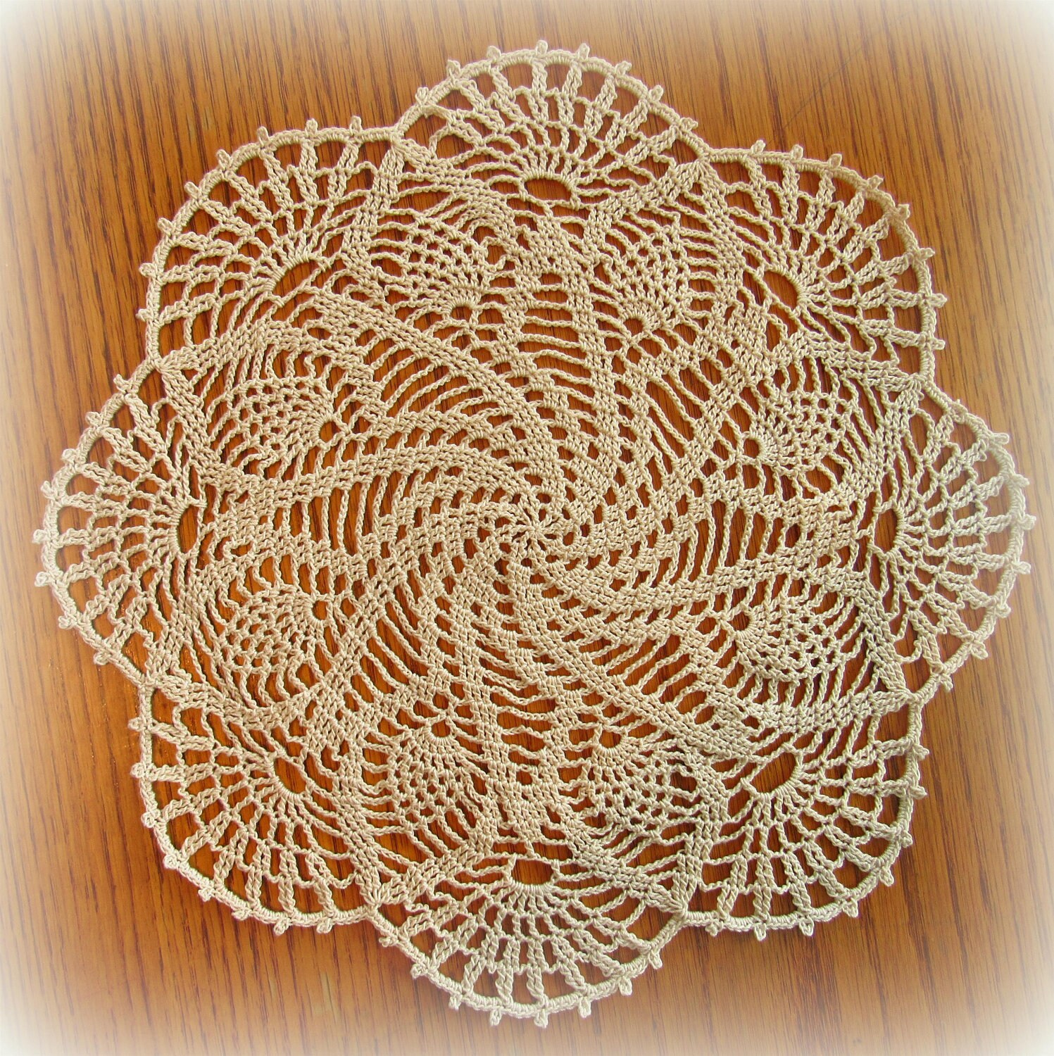 Crochet Doily Patternpdf Downloadtropical - Etsy
