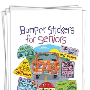 Pack of 3 Funny Birthday Greeting Cards With Envelopes - Senior Bumper ...