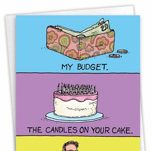 Funny Birthday Greeting Card With Envelope - Bday Get Blown , for Him ...
