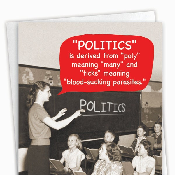 Funny Political Card - Etsy