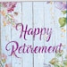 Jumbo Retirement Greeting Card From Us 8.5 X 11 Inch With Envelope (1 ...