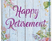 Jumbo Retirement Greeting Card From Us 8.5 X 11 Inch With - Etsy